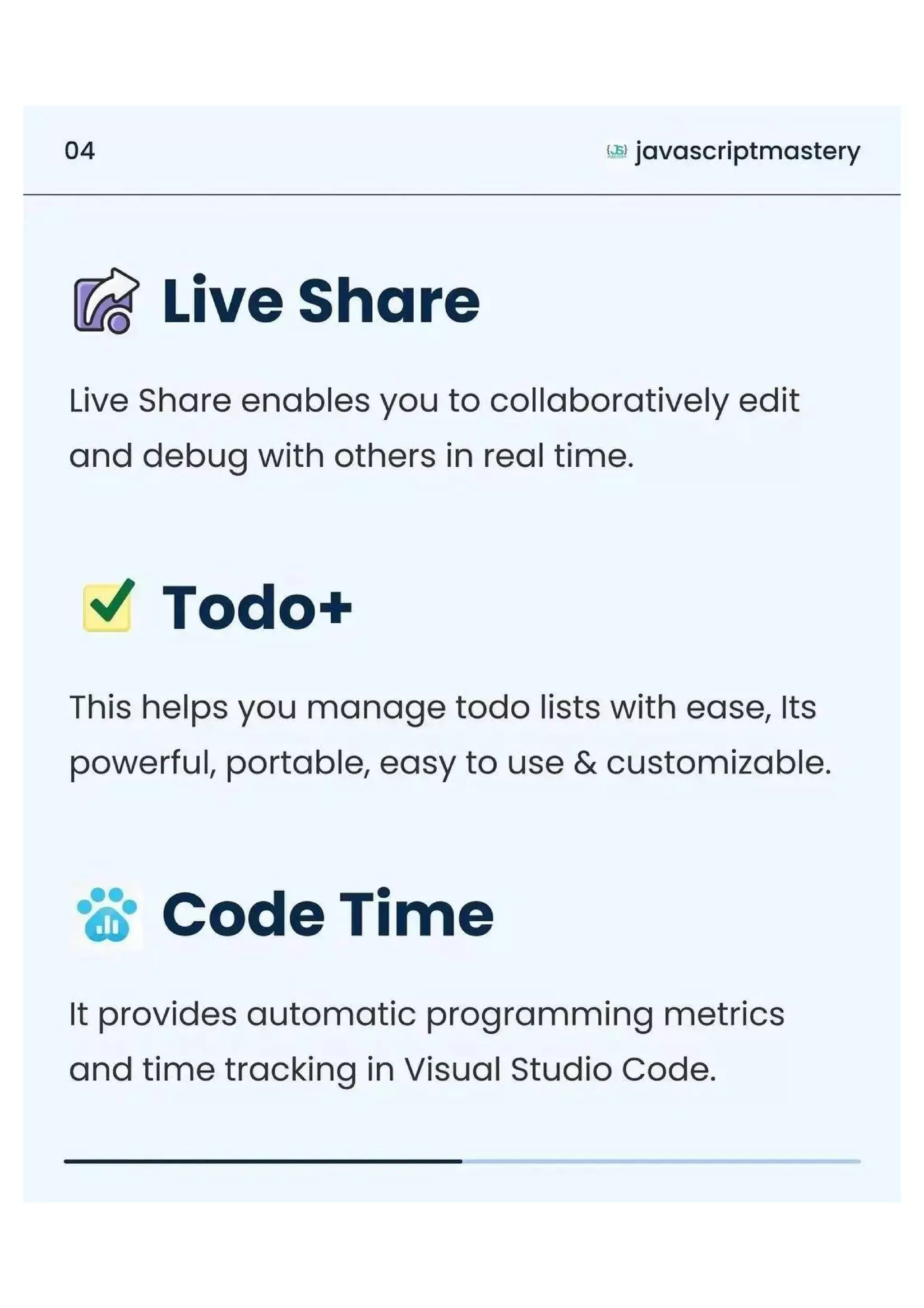 important vscode extensions .pdf