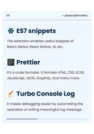 important vscode extensions .pdf | Free Download