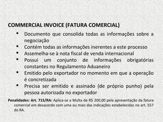 Importação e exportação | PPT