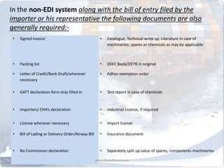 Import clearance procedure | PPTX