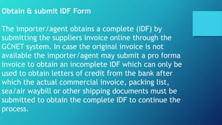 IMPORT CLEARANCE PROCESS AT THE PORTS OF GHANA | PPTX
