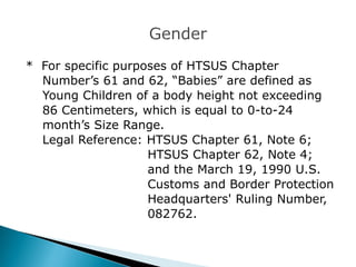 Import compliance – Heading 6110 - Apparel Knitwear | PPT