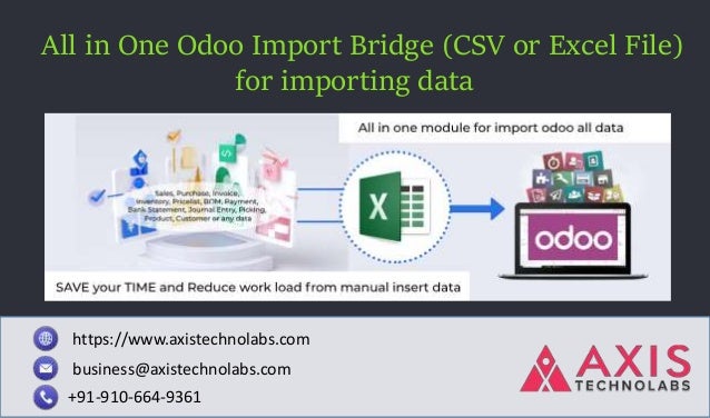All in One Odoo Import Bridge for importing data | PPTX | Logistics | Business