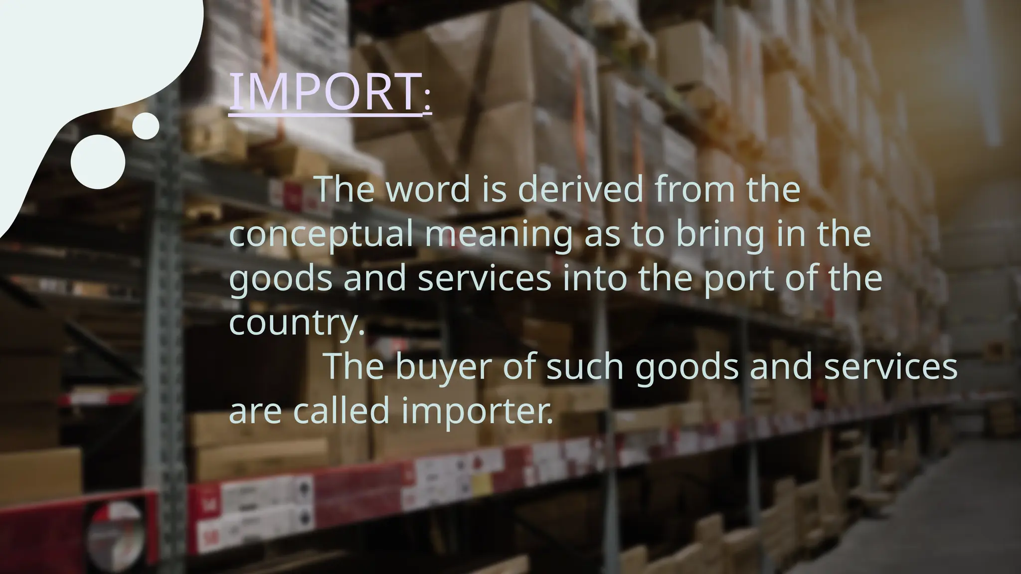 Import documents for international business.ppt