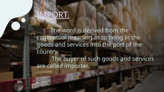 Import documents for international business.ppt