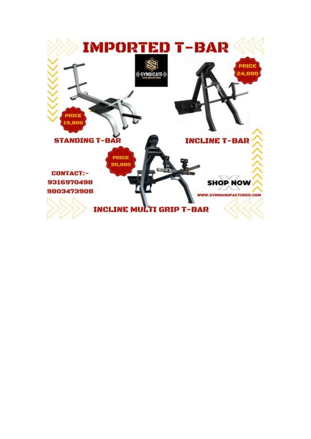 IMPORTED T-BARS | DOCX | Fitness and Exercise | Healthy Living