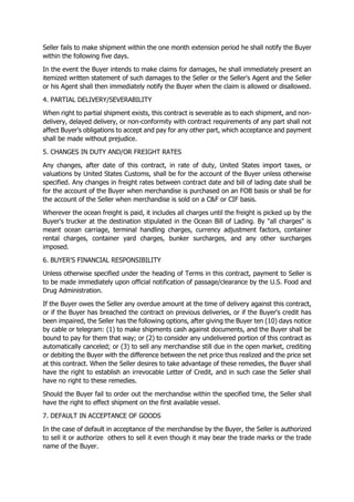 IMPORTER AGREEMENT | PDF