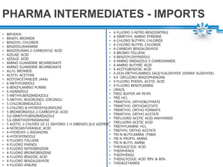PAT IMPEX, PHARMA CHEMICALS IMPORTER | PDF