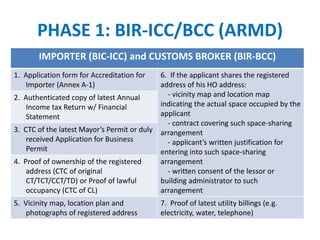 Importers and customs broker’s accreditation in the Philippines | PPTX