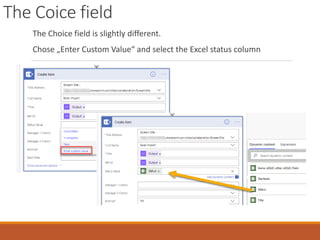 Import excel rows to sharepoint list | PPT