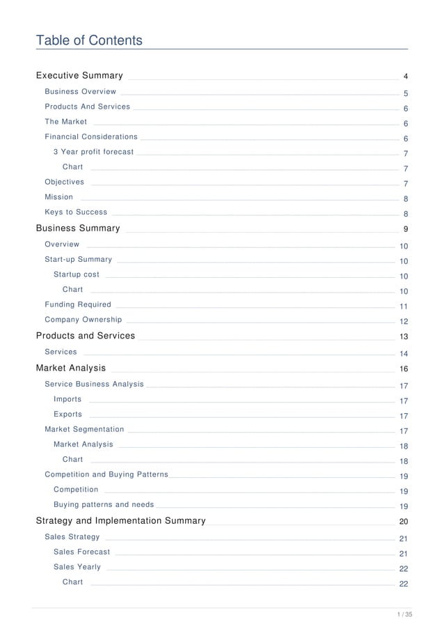 Import Export Business Plan Example | Upmetrics | PDF | Business ...