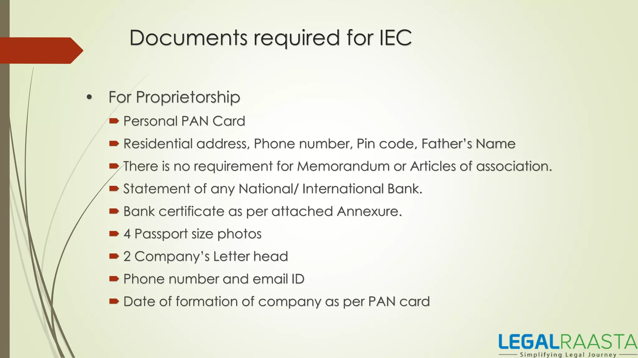 Register Import export code | PDF