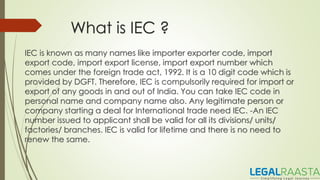 Import export Code Registration | PDF