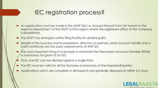 Import export Code Registration | PDF