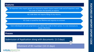 Import export code in India by Legalraasta | PPT