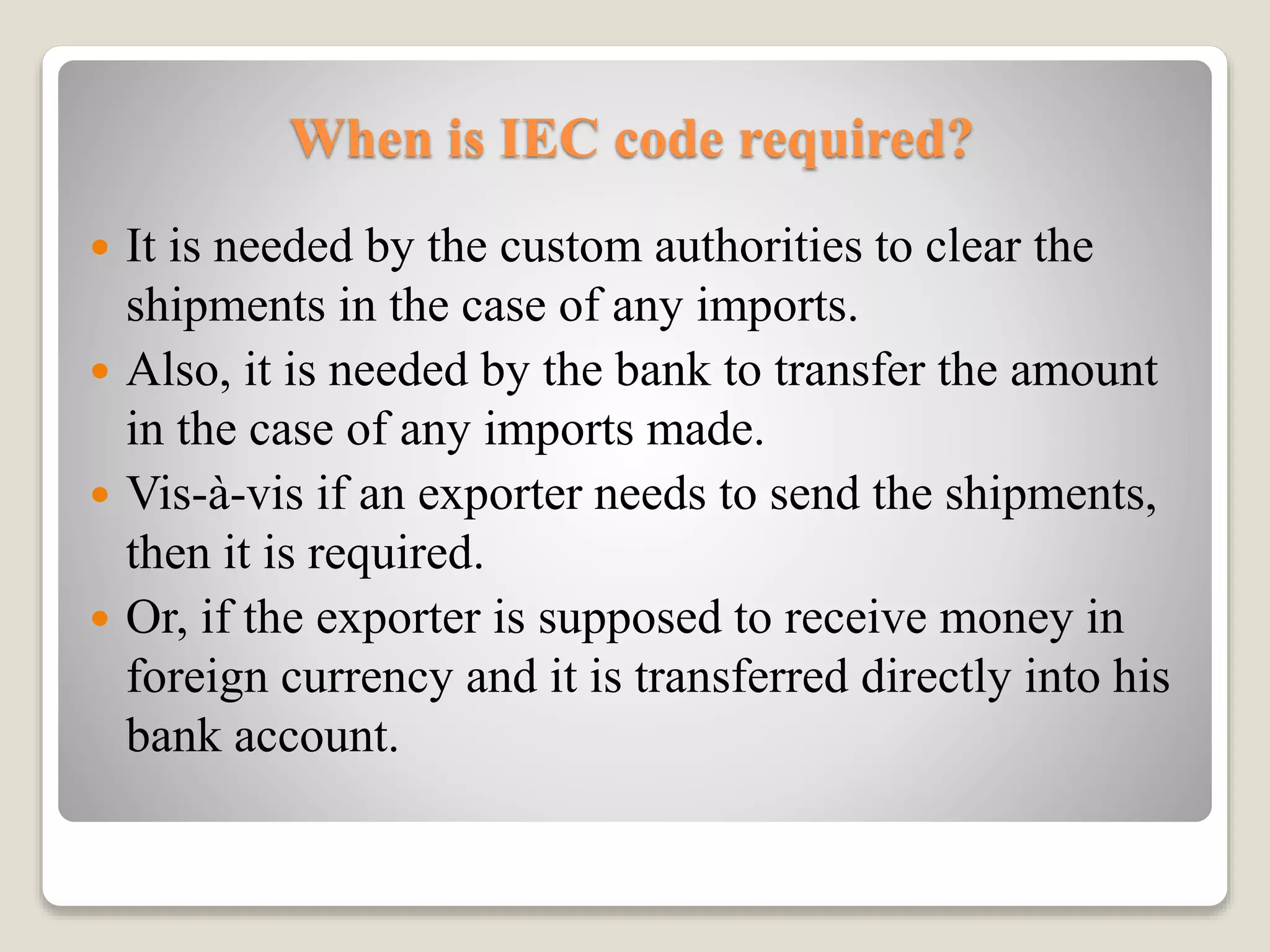 Import Export Code Registration | Legalraasta | PPTX