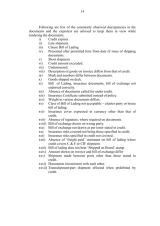 Import export documentation of Pakistan | PDF