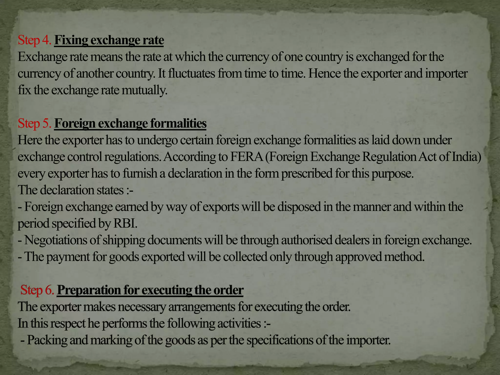 Import Export Procedure and Documentation | PPTX