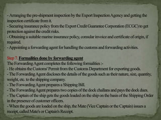 Import Export Procedure and Documentation | PPTX