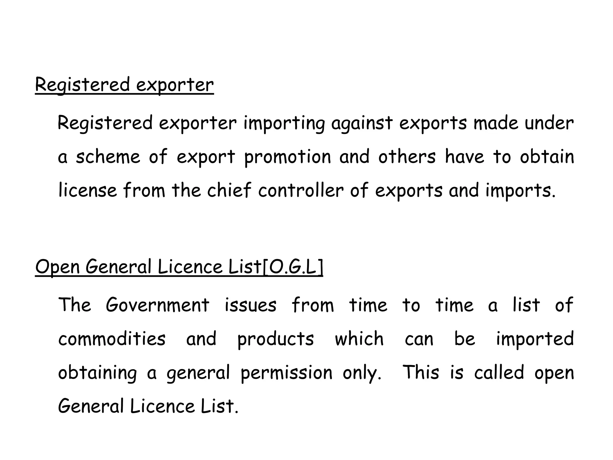 Import export procedures | PDF