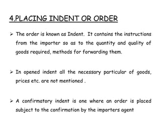 Import export procedures | PDF