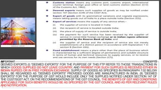 Import export under gst | PPTX