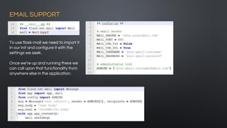 BUILDING MODERN PYTHON WEB FRAMEWORKS USING FLASK WITH NEIL GREY | PPT