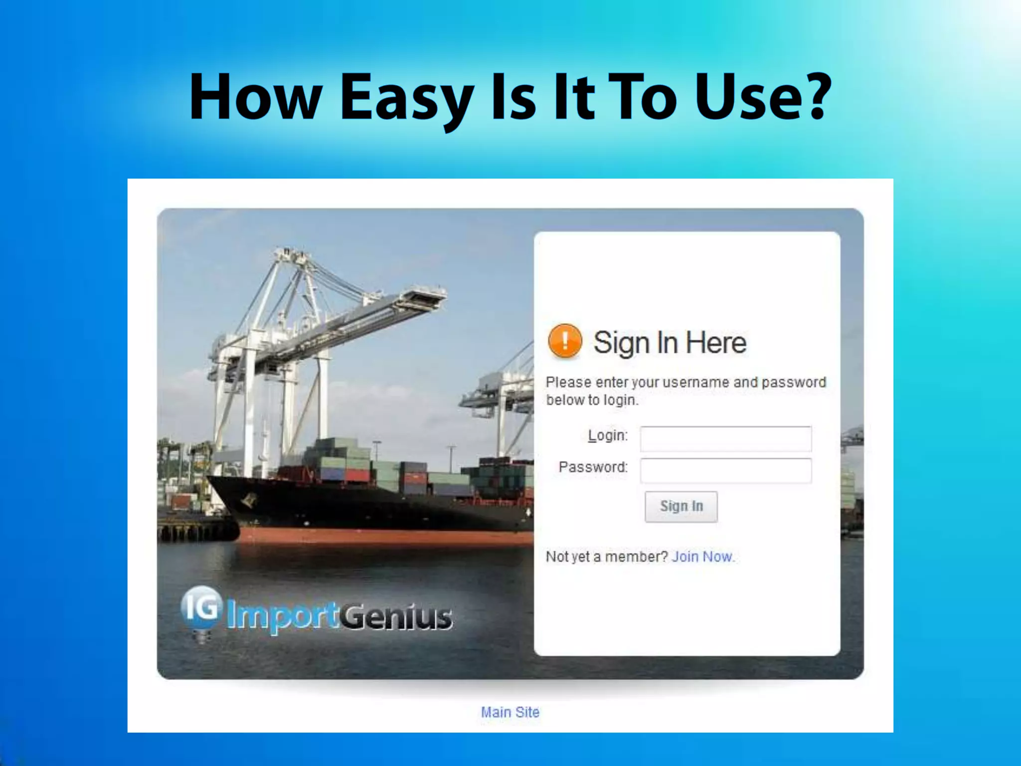 Import Genius - Overview | PPT