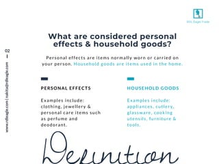 Importing Personal Effects and Household Goods into Barbados | PPT