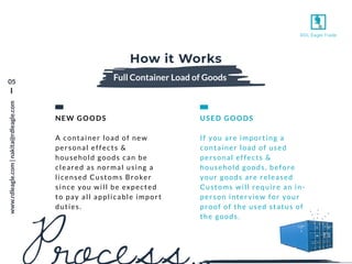 Importing Personal Effects and Household Goods into Barbados | PDF
