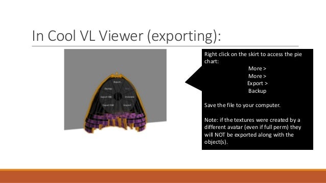 Export & Import Flexi Skirts | Second Life Designer