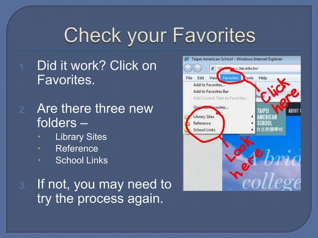 Importing bookmarks into internet explorer | PPTX