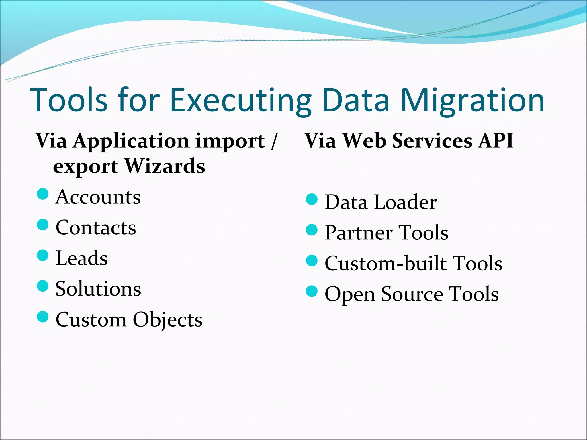 Importing data to salesforce | PPT