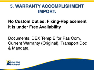 Importing definitive | PDF