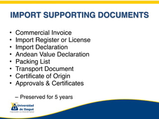 Importing definitive | PDF