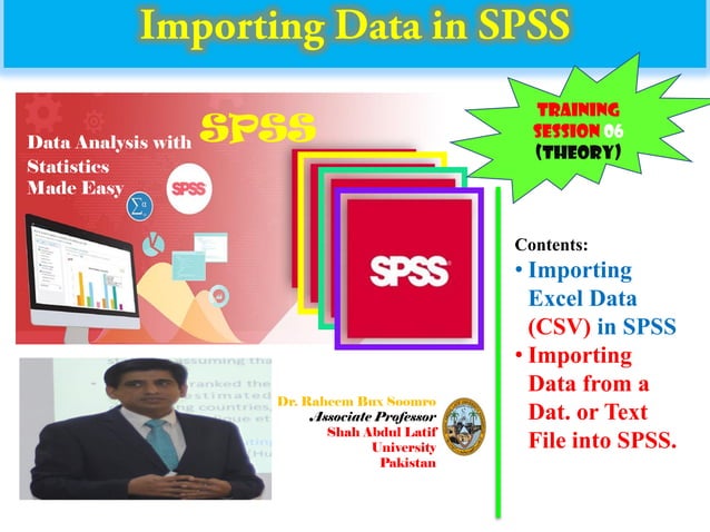 Importing excel (csv and dat) data in spss | PDF