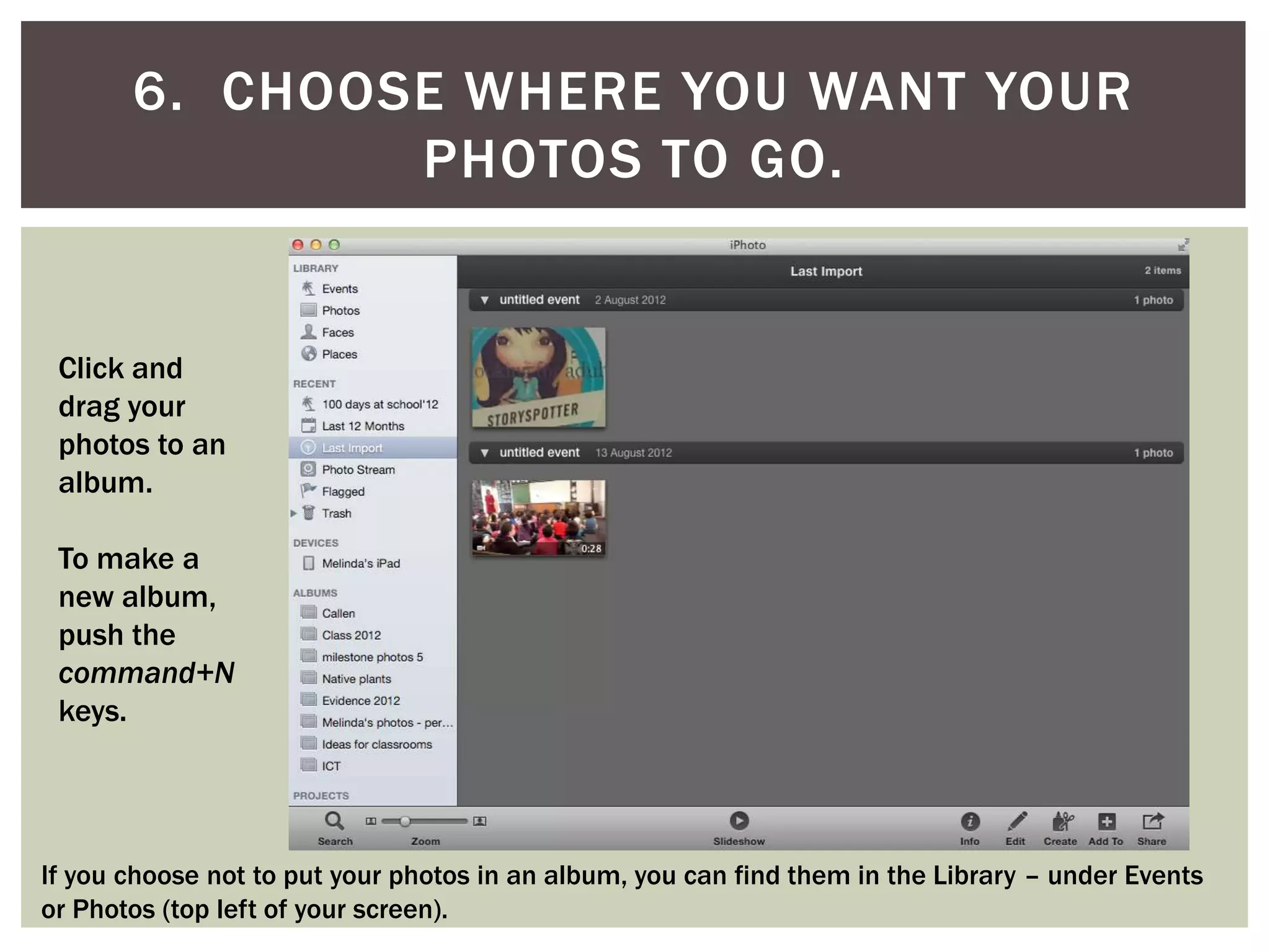 Importing from device | PPT