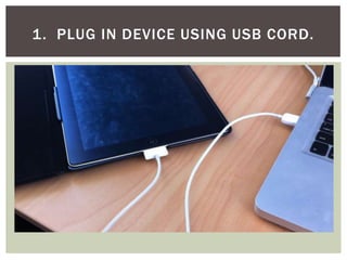 Importing from device | PPT