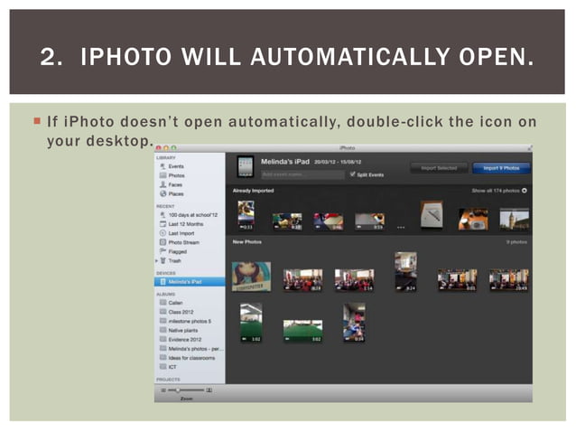 Importing from device | PPT