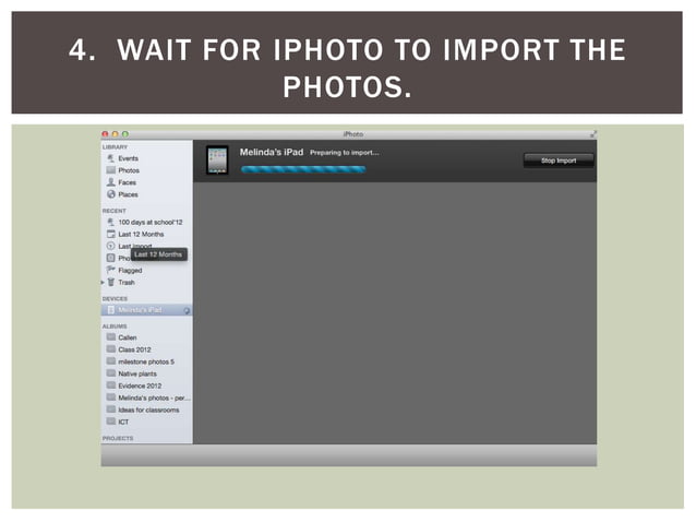 Importing from device | PPT