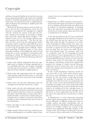 Importing Software and Copyright Law Computer Internet Lawyer | PDF ...