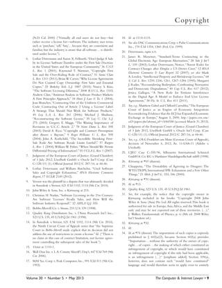 Importing Software and Copyright Law Computer Internet Lawyer | PDF ...