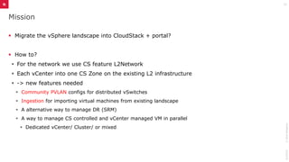Andre Paul: Importing VMware infrastructures into CloudStack | PPT