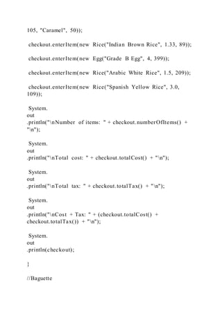 import java.util.ArrayList;public class Checkout{private.docx