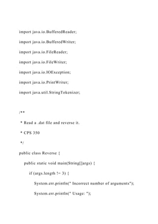 import java.io.BufferedReader;import java.io.BufferedWriter;.docx
