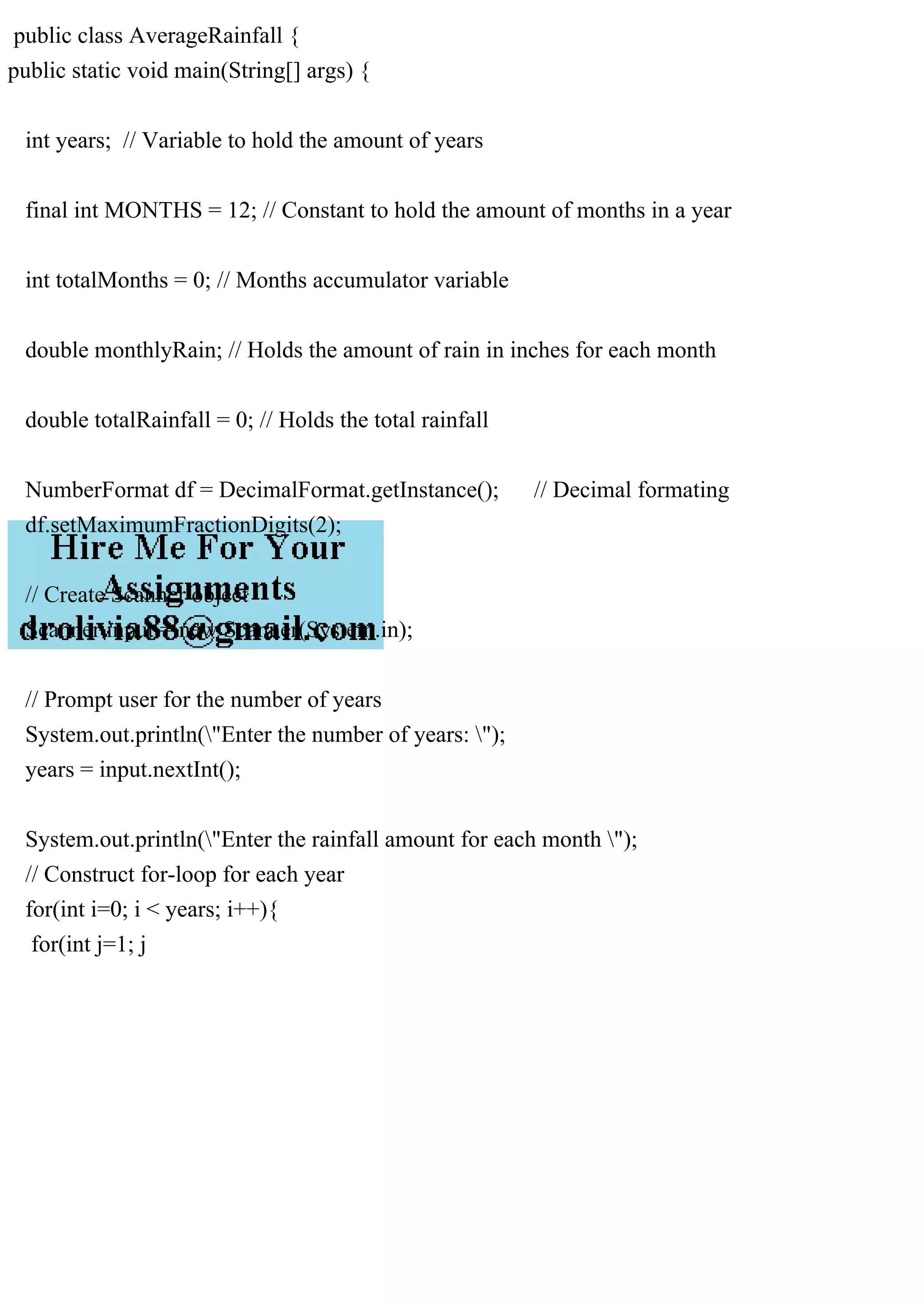 import java.util.Scanner; import java.text.; public class Ave.pdf