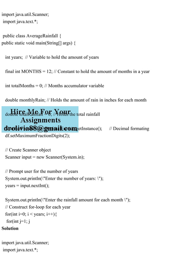 import java.util.Scanner; import java.text.; public class Ave.pdf