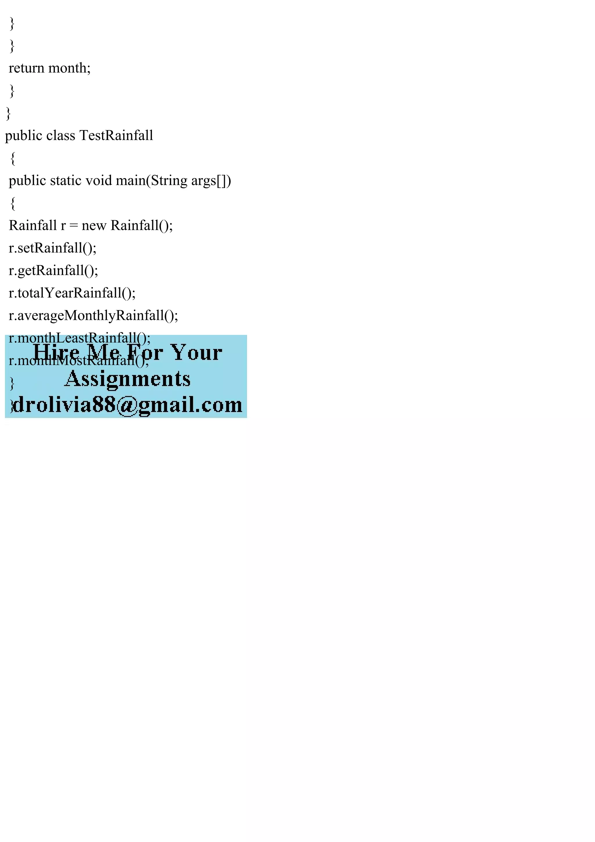 import java.util.Scanner; public class Rainfall {Scanner s=new.pdf