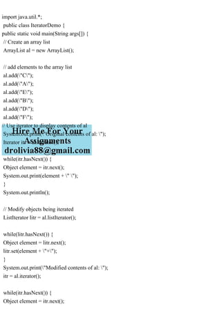 import java.util.; public class IteratorDemo {public static voi.pdf