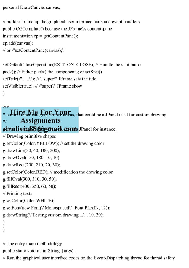 import java.awt.; victimisation AWTs Graphics and Color impo.pdf
